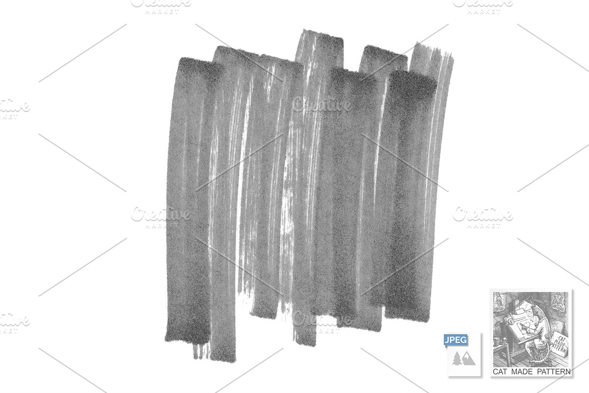 illustration of marker texture, a Texture Graphic by CatMadePattern