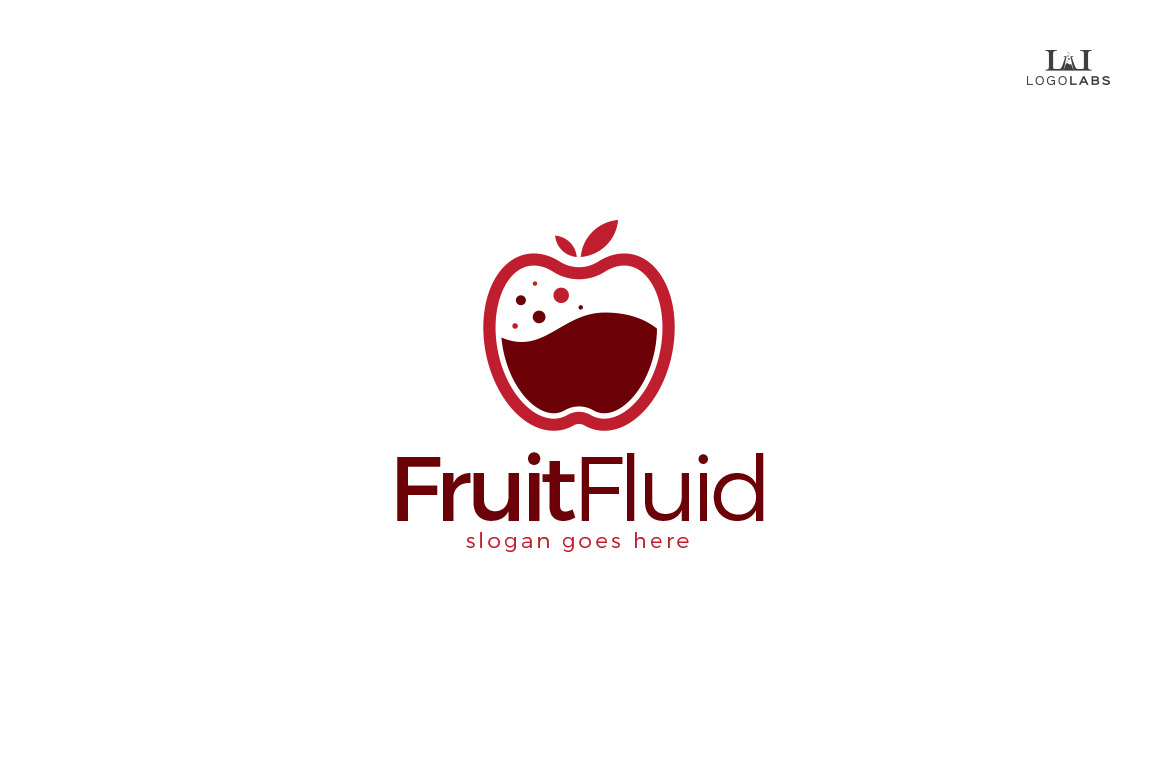 Fruit Fluid Logo, a Branding & Logo Template by LogoLabs