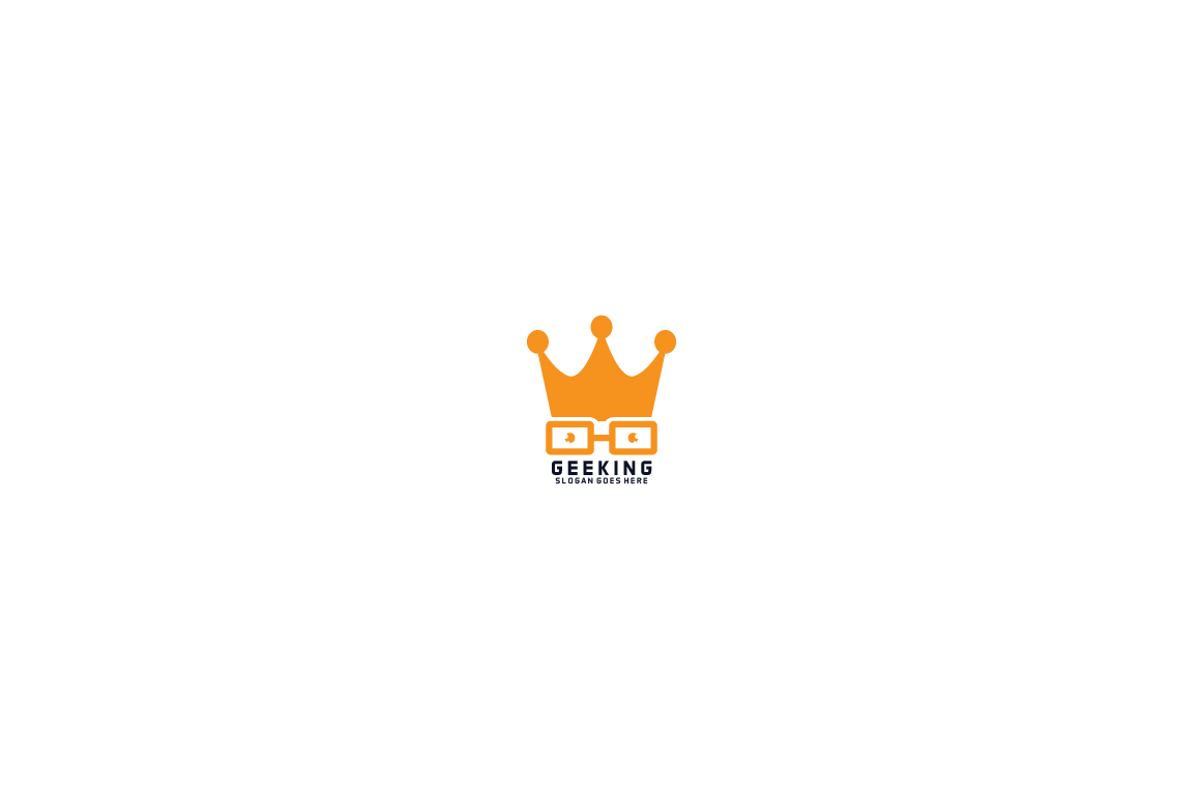 Geek King Logo, a Branding & Logo Template by 3ab2ou