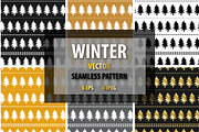 Winter seamless patterns, a Pattern Graphic by MalinaShop