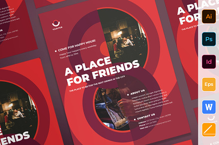 Pub Flyer | Flyer Templates ~ Creative Market