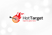 Hot Target Logo Template, a Branding & Logo Template by gunaonedesign