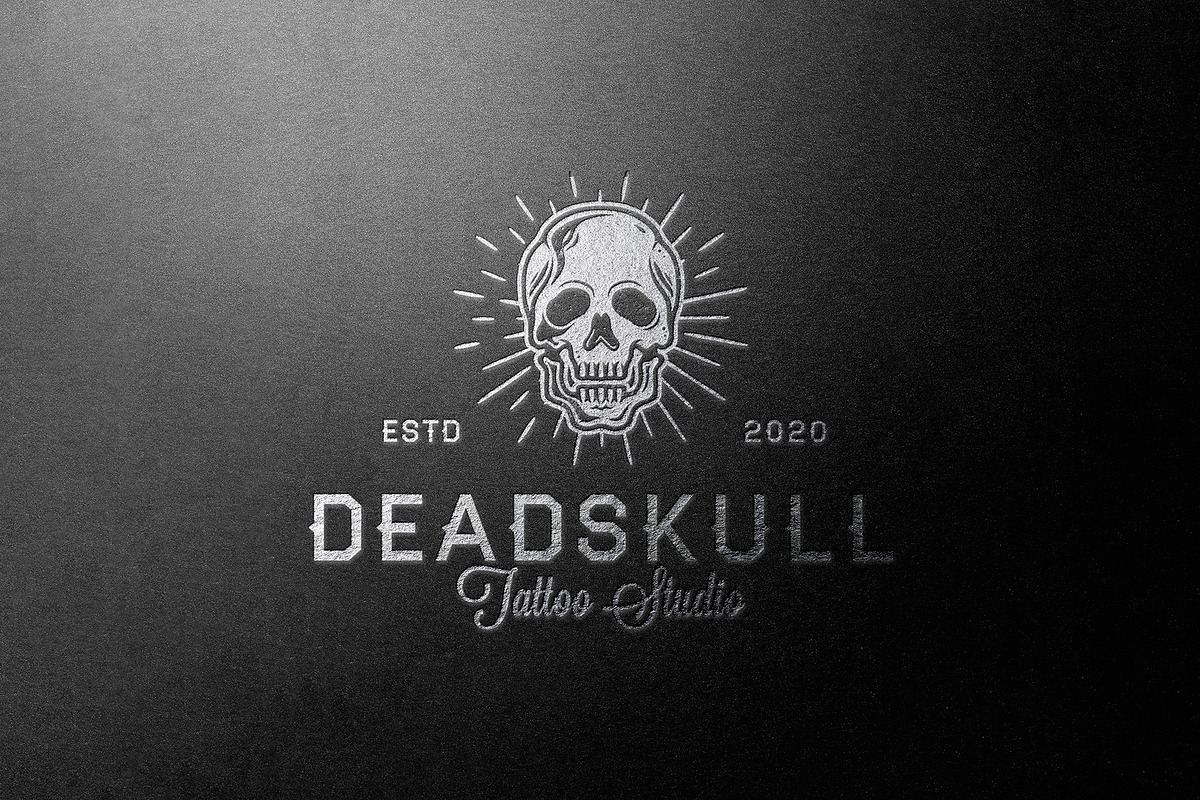 Dead Skull Vintage Logo Template, a Branding & Logo Template by ...