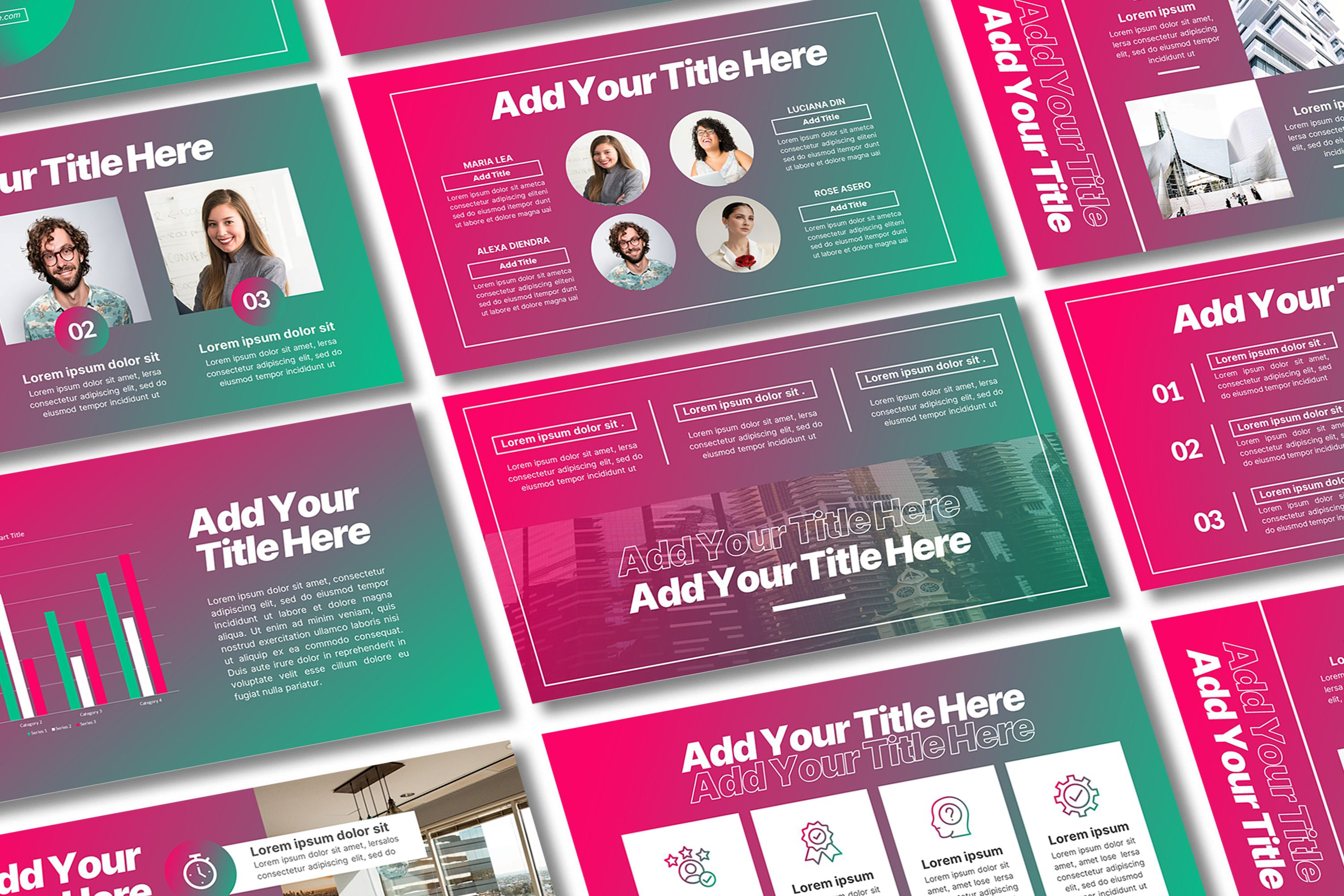Gradient Modern Powerpoint Template, a Presentation Template by SKY ...