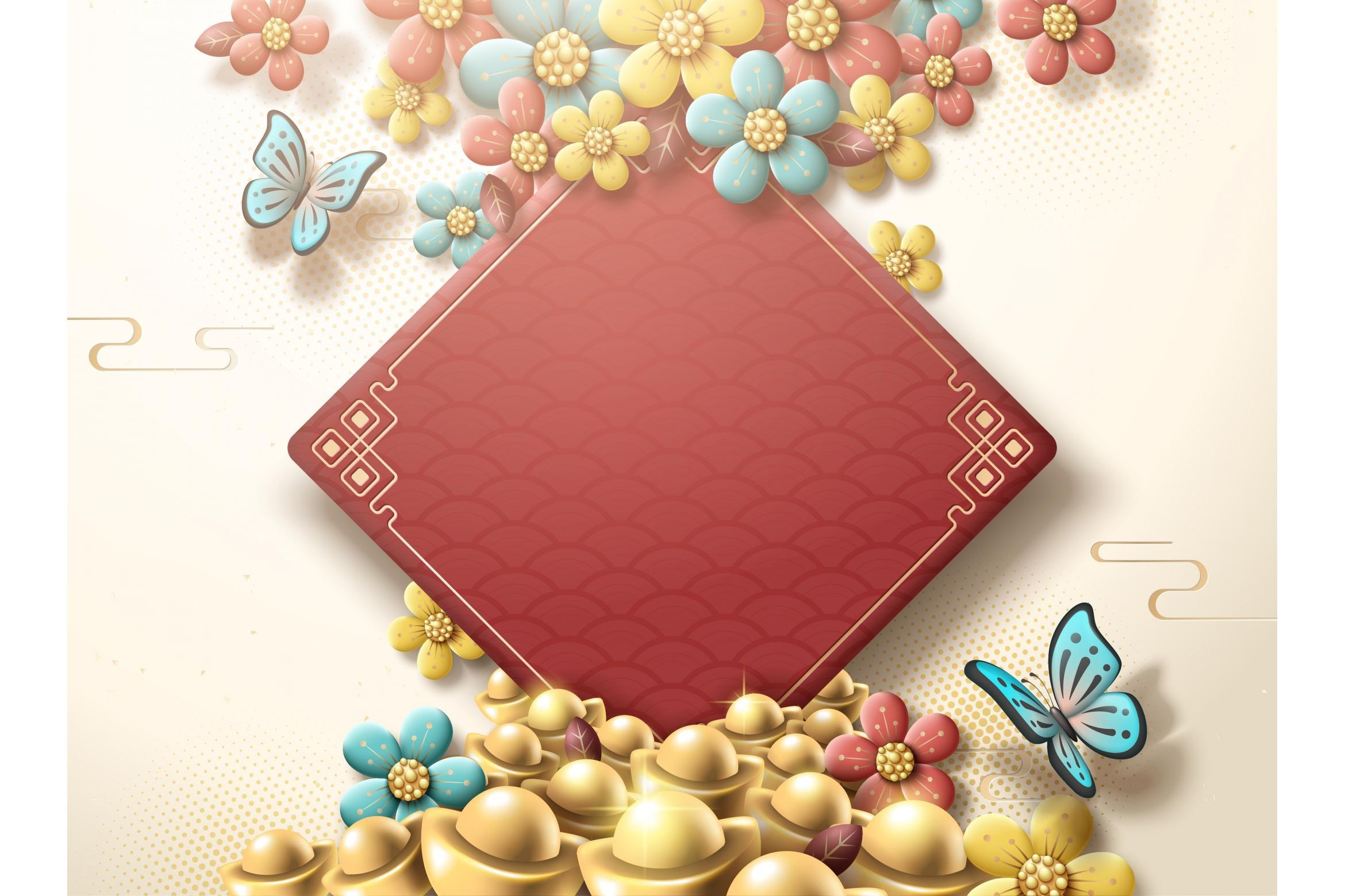 Spring festival template | Illustrations ~ Creative Market