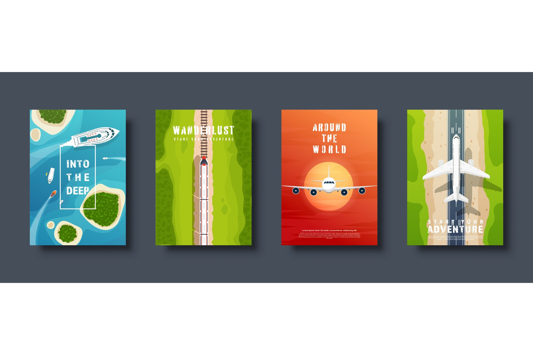 Travel and tourism. Airplane, a Technology Illustration by 32pixels