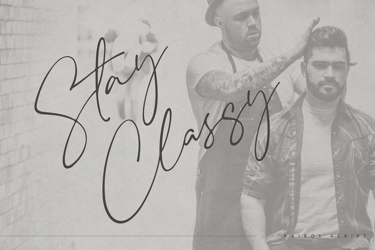 Kairos - modern script