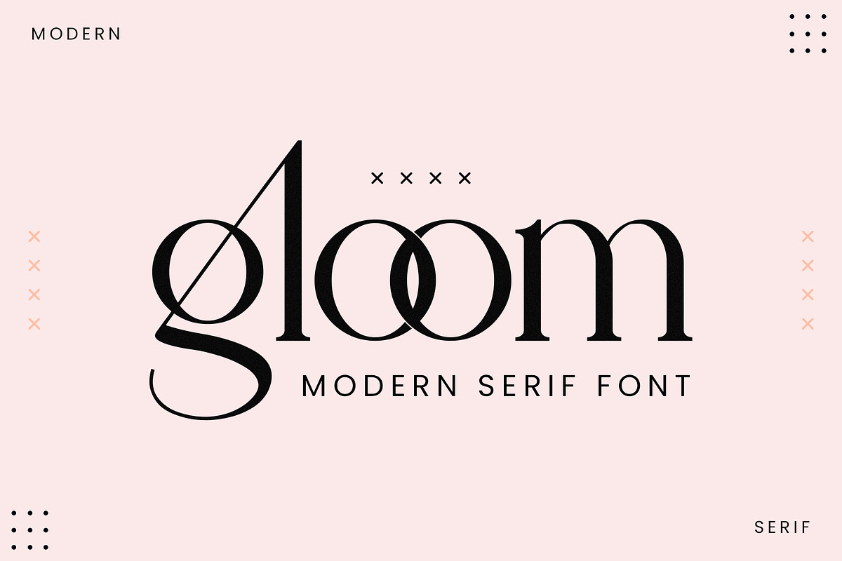 Gloom Serif Font, a Serif Font by Slide Shoot | Creative Market