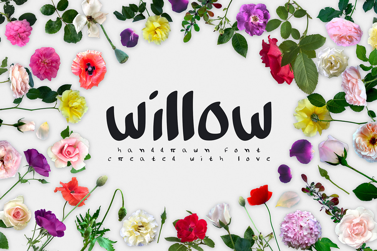 Willow Handwritten Font, a Script Font by PixelHive Pro
