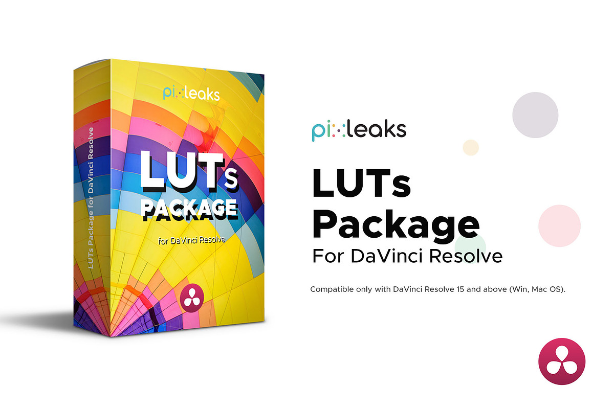 LUTs Package (For DaVinci Resolve), an Action Add-On by Pixleaks