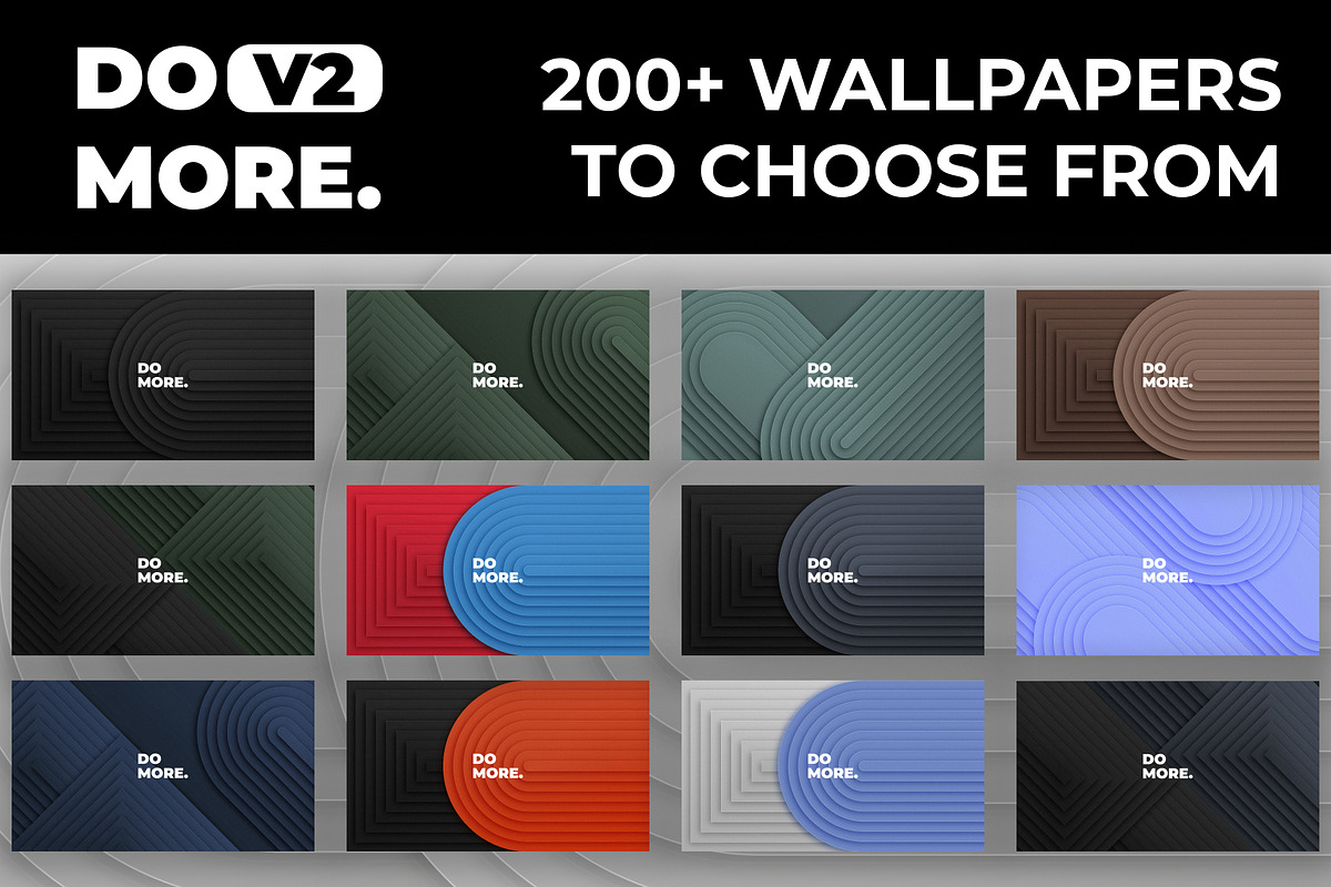 DO MORE v2 Wallpaper Pack