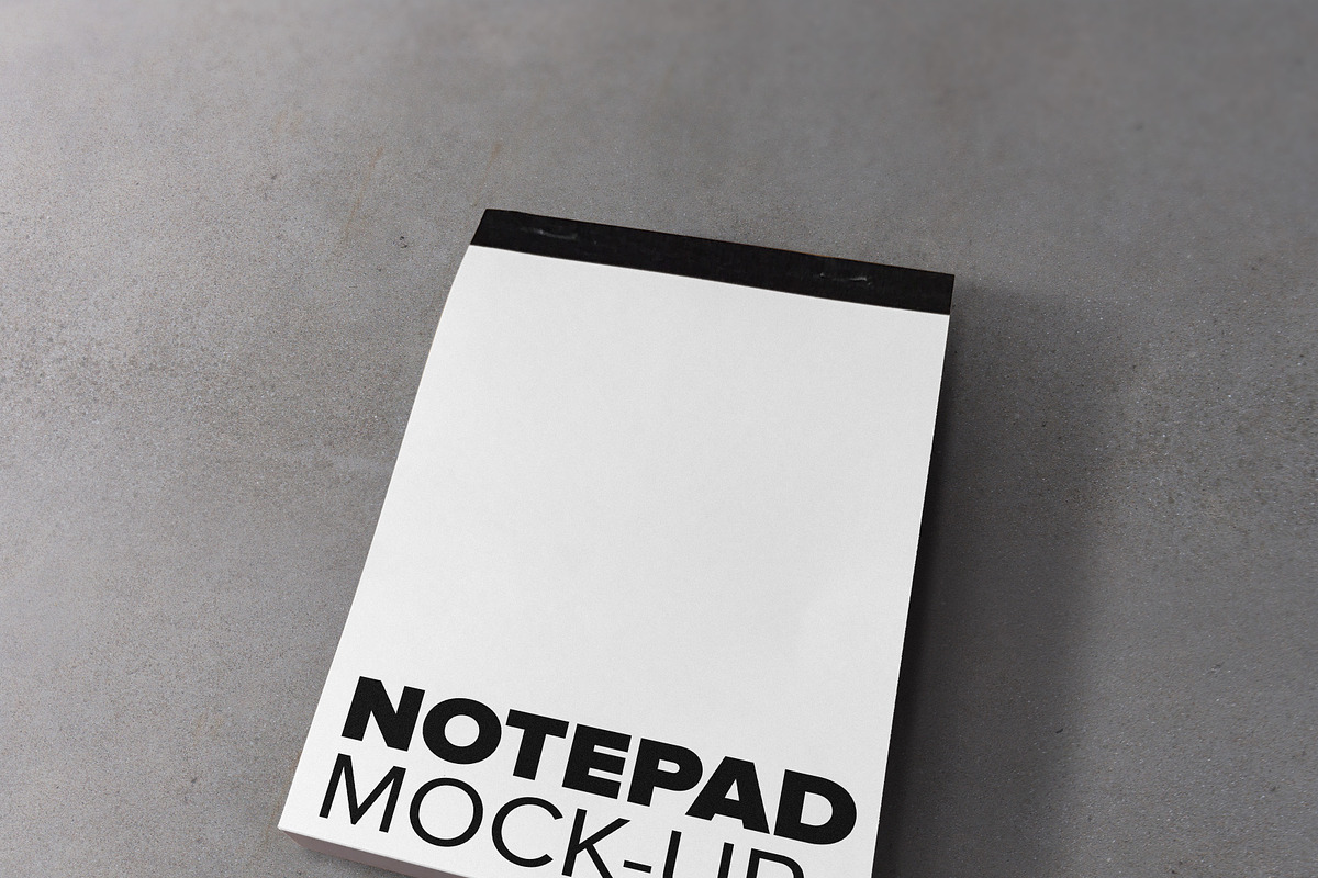 Notepad Mockup, a Mockup by mockupbank