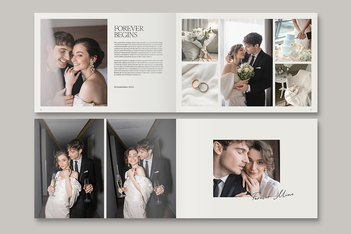 Landscape Photo Album Template, a Brochure Template by BrandPacks