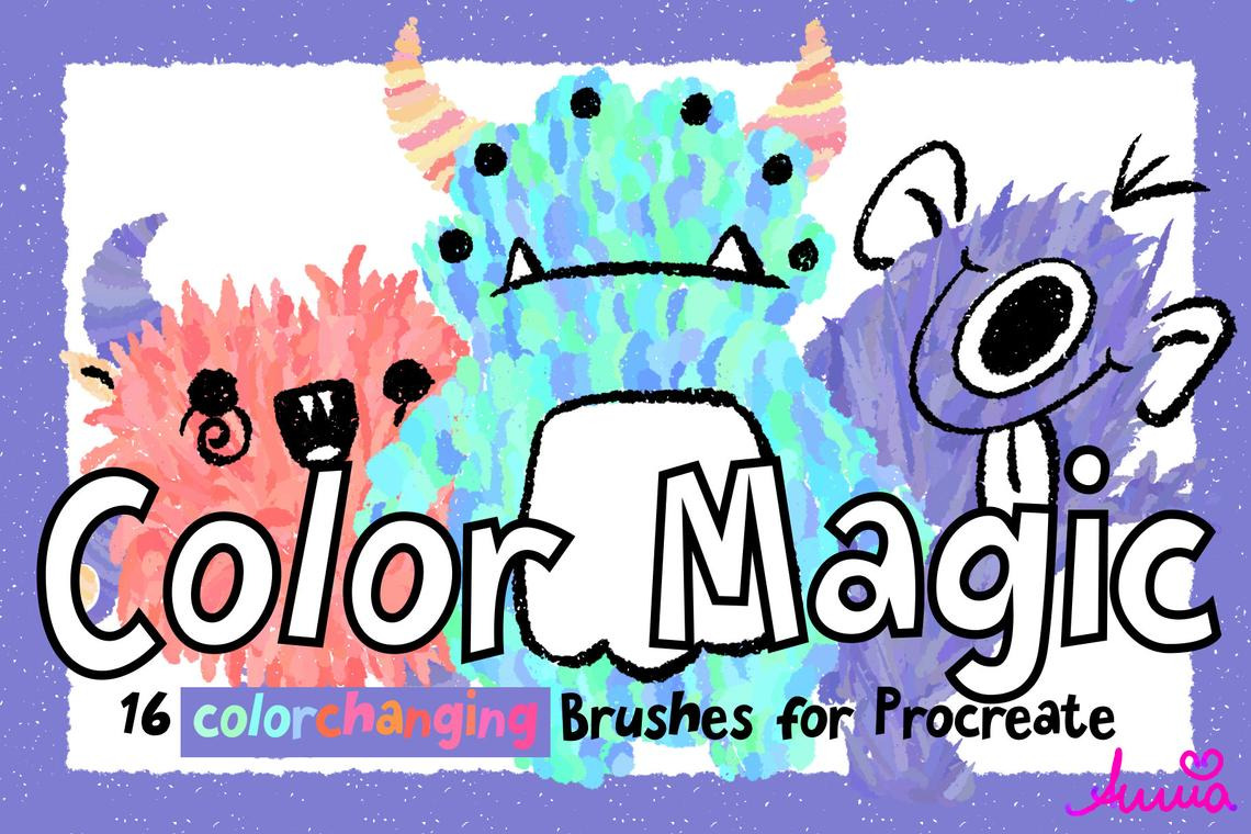 COLOR MAGIC Brushes for Procreate