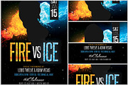 Fire & Ice Flyer Template, a Flyer Template by FlyerHeroes