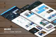 Mark – One Page Child Theme for Divi | WordPress Themes ~ Creative Market