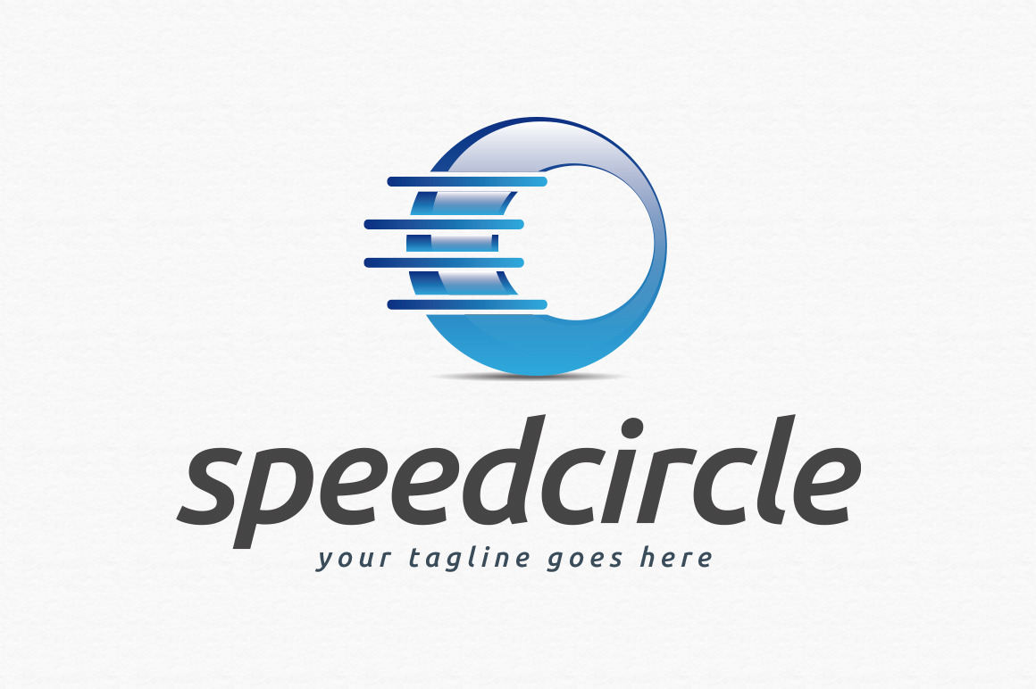 Speed Circle Logo Template, a Branding & Logo Template by PixaSquare