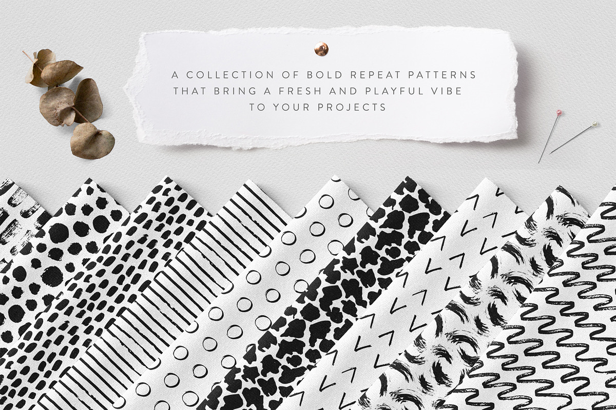50 Messy Patterns, a Pattern Graphic by Type and Graphics Studio ...