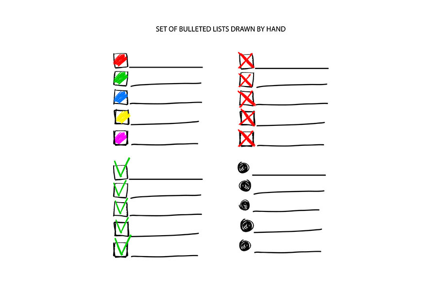 Collection of vector bullet, a Graphic by Aromeo