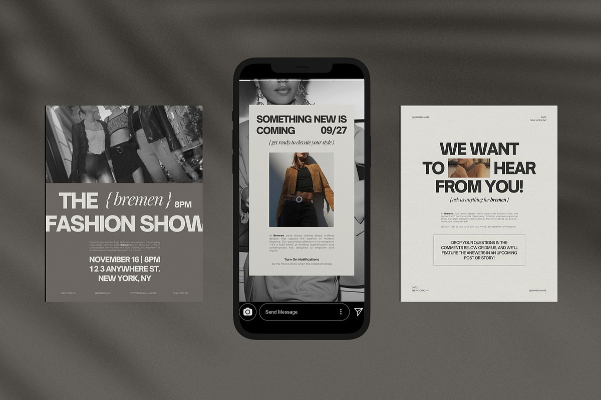 30 Instagram Canva Template Set | Amare Creative