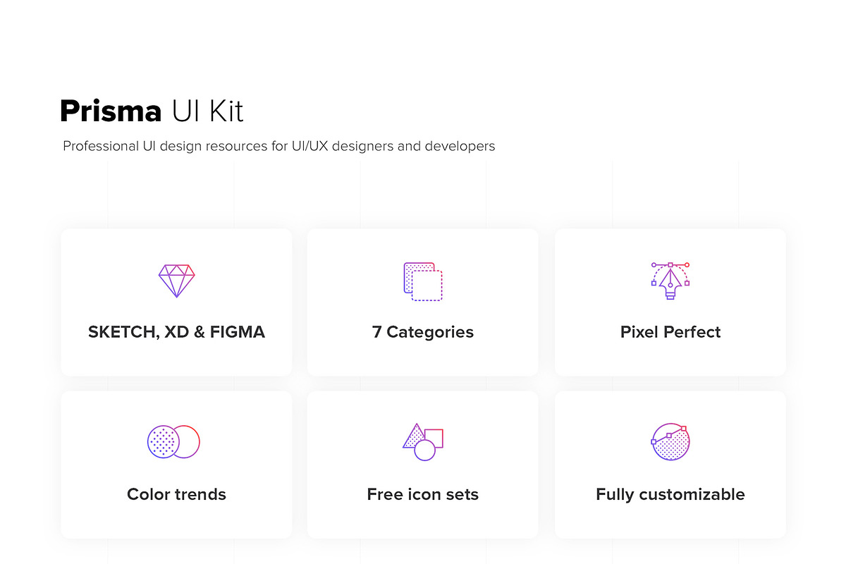 Prisma UI Kit, an UI Kit Template by hoangpts