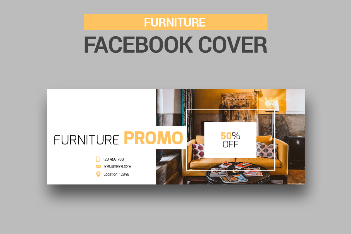 Furniture - Facebook Cover, a Social Media Template by Creatricks