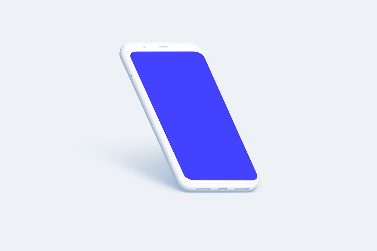 Pixel 4 & 4 XL - 20 Clay Mockups, an Android Mockup by Asylab
