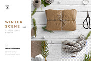 Winter Custom Scene Mockup #005, a Product Mockup by Custom Scene
