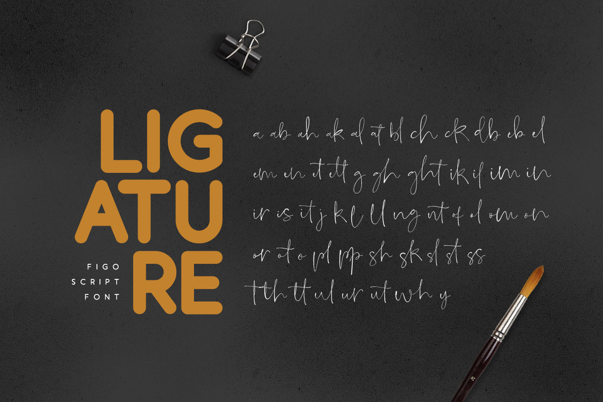 figo font, a Script Font by vuuuds