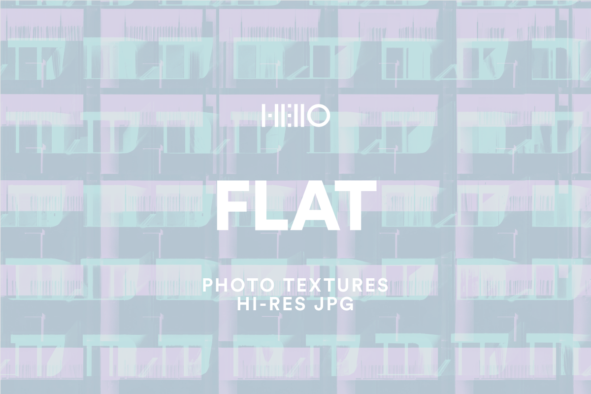 Flat, a Pattern Graphic by Hello Mart