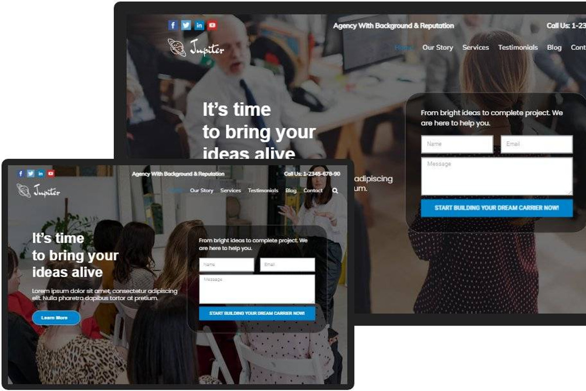 Multipurpose WordPress Business Theme - Jupiter