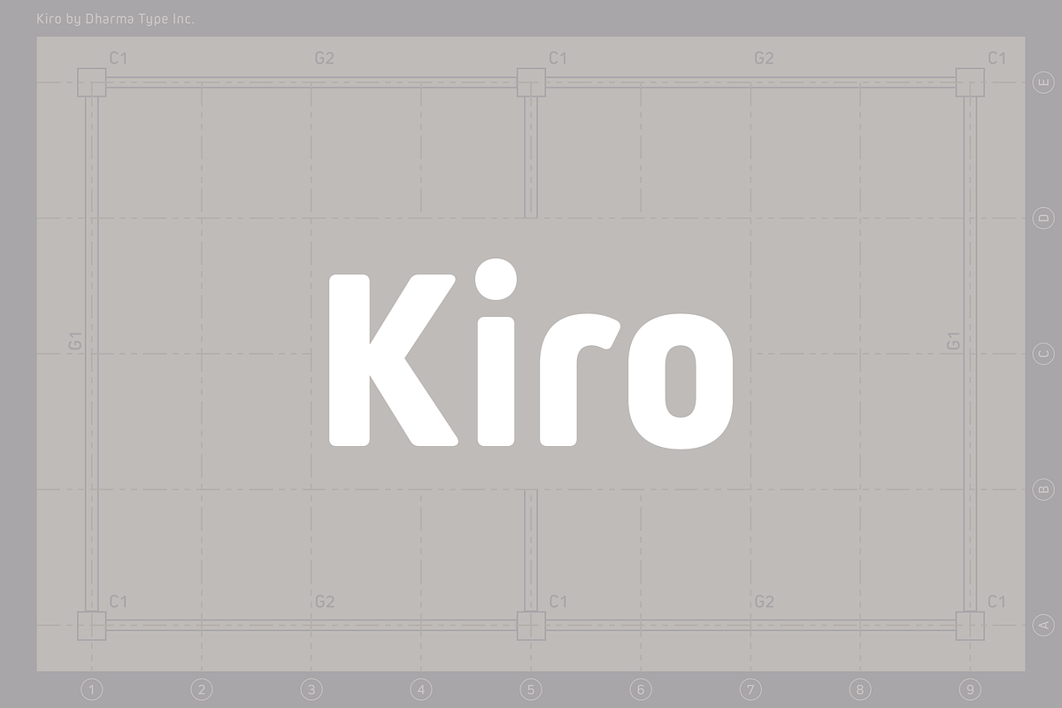Kiro, a Sans Serif Font by Dharma Type