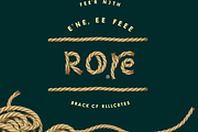 Rope Fonts