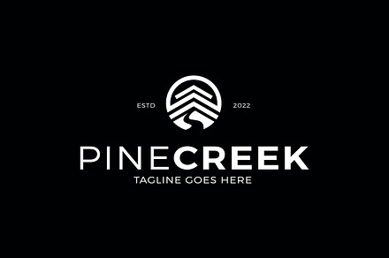 Pine Evergreen Fir Conifer Tree Logo | Branding & Logo Templates ...
