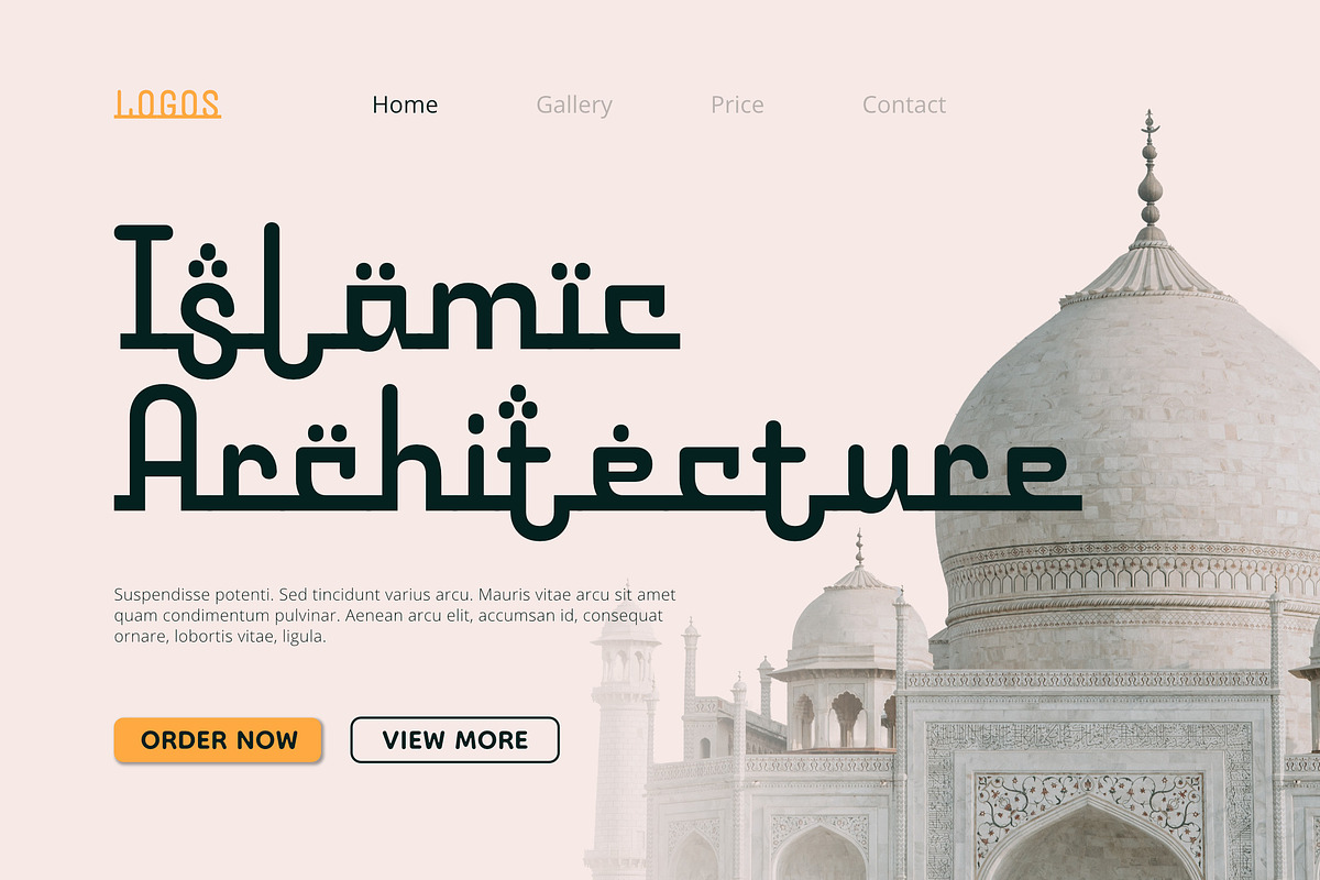 Sabekha - Modern Arabic Display Font, a Font by Runsell Studio ...