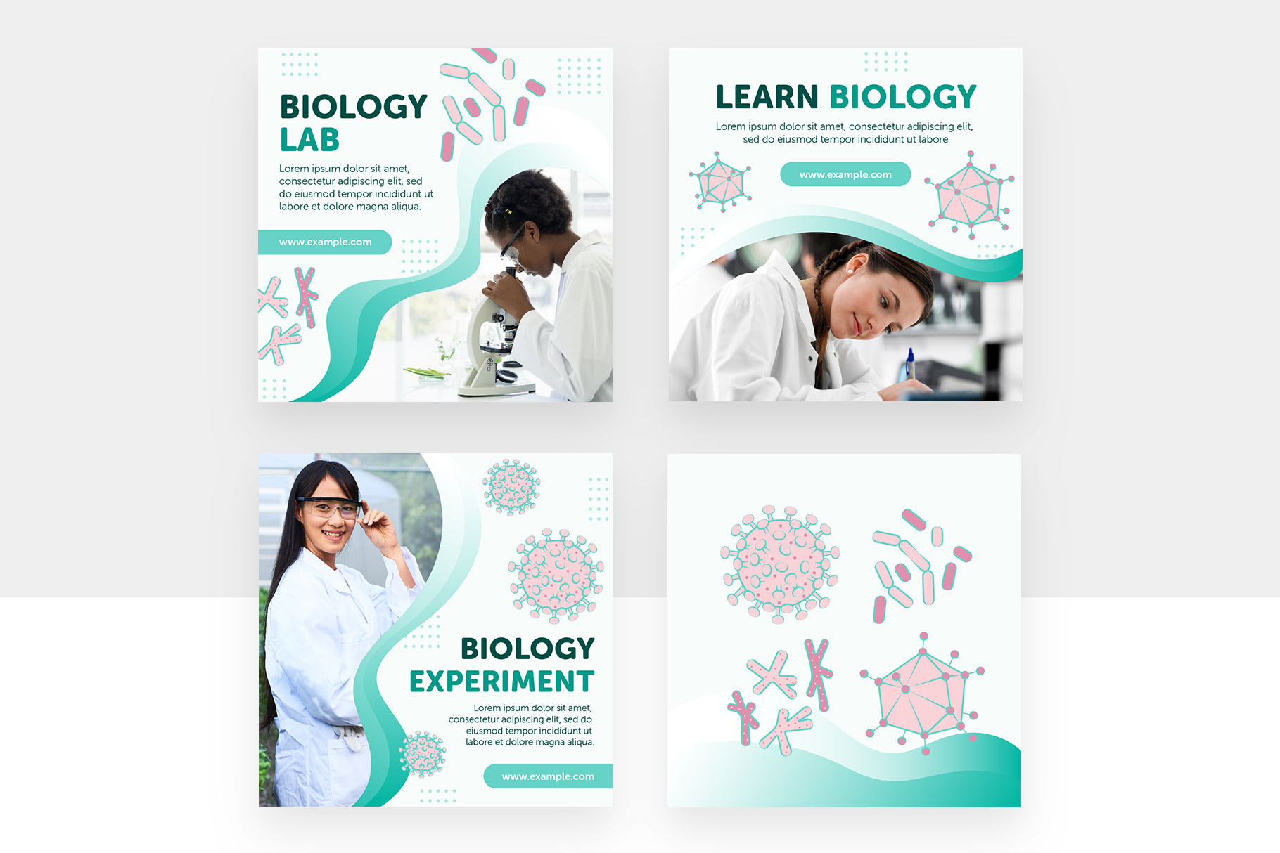Biology Science Class Social Media, a Templates & Theme by BrandPacks ...