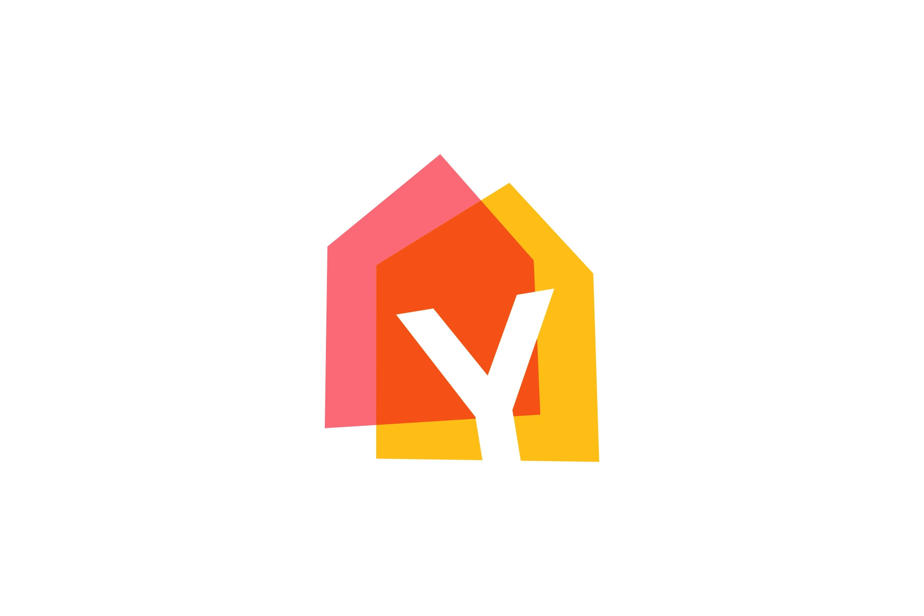 letter y house home overlapping, a Branding & Logo Template by vastard