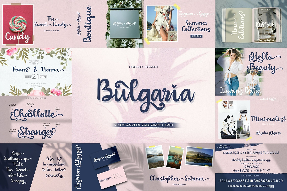 Calligraphy Font Bundle Vol 6, a Script Font by StringLabs