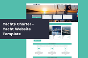Yachts Charter - Website Template, a Websites & App Template by Ordasoft