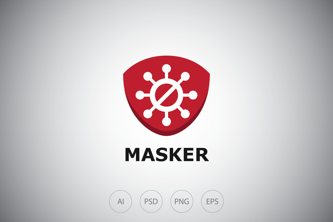 Medical Mask Logo Template, a Branding & Logo Template by Heavtryq Design