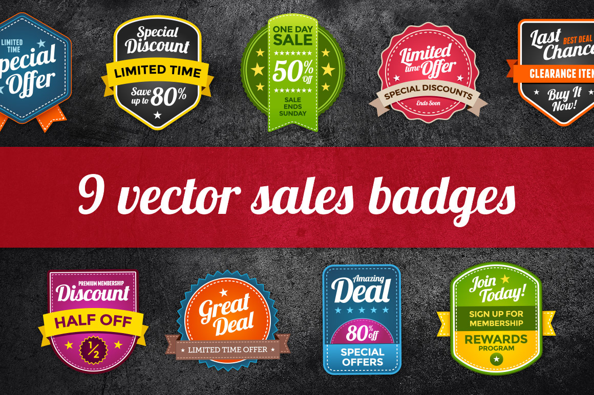 Sales badges, an Object Graphic by Ember Studio