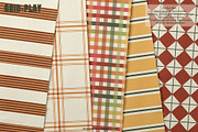 Stripes & Plaids Fall Seamless Pattern