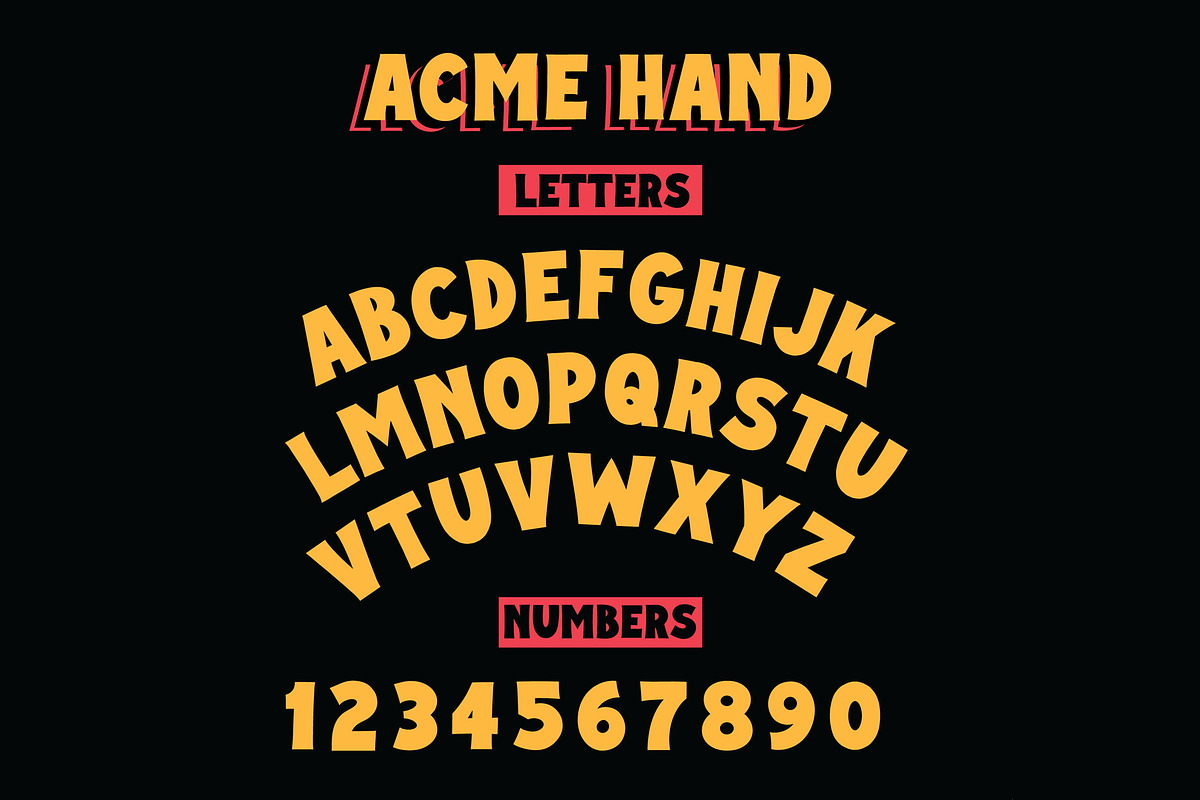 Acme Hand Font