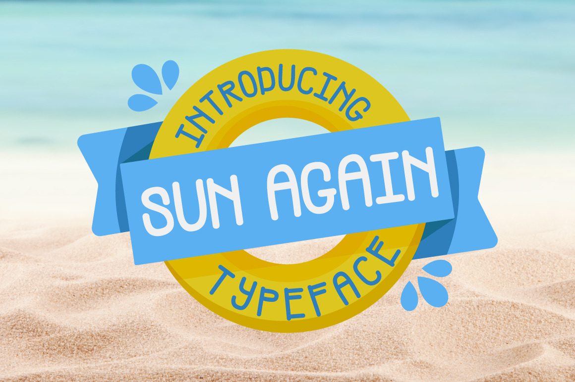 Sun Again, a Sans Serif Font by Fontdation | Creative Market
