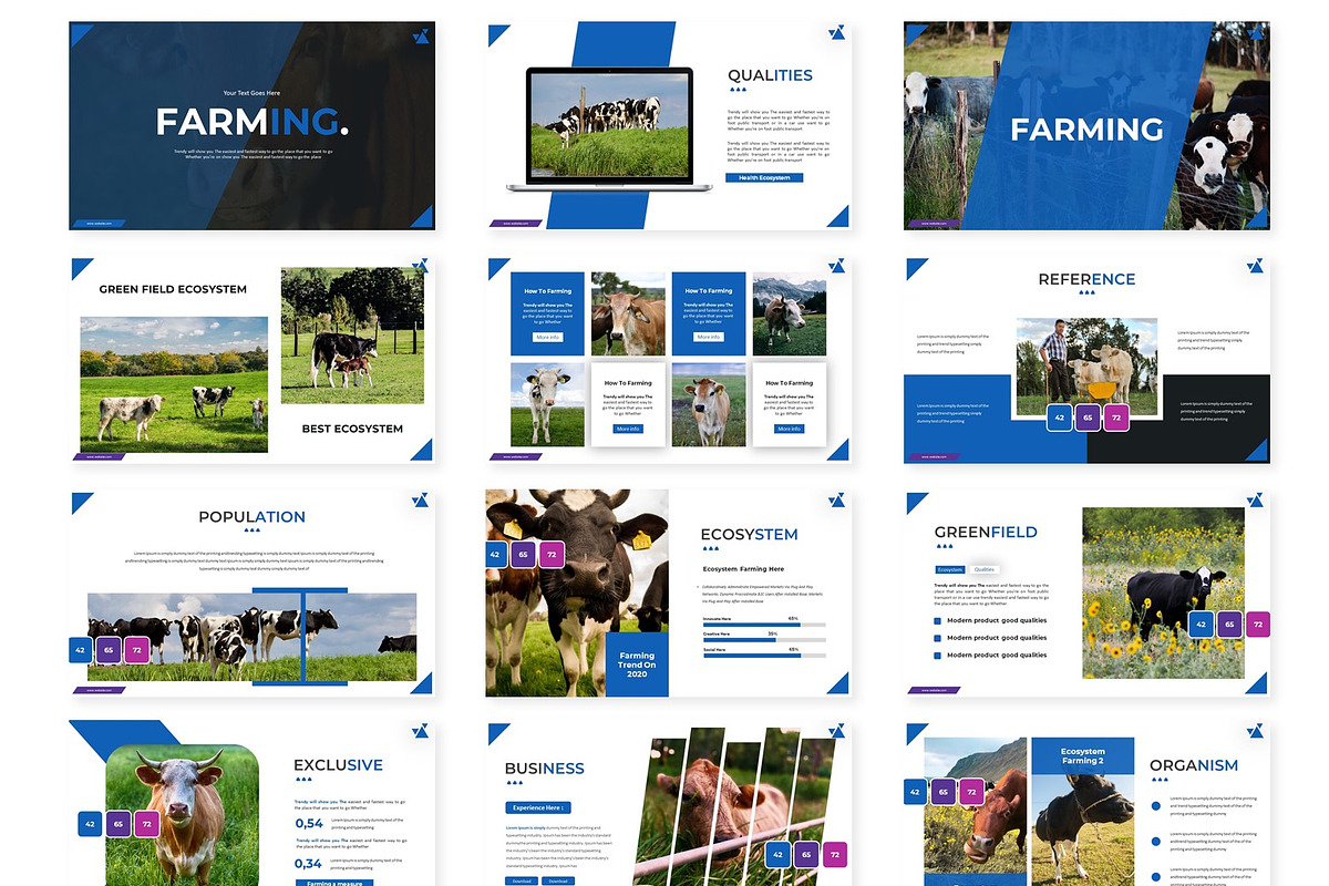 Farming - Powerpoint Template, a Presentation Template by AQR Studio