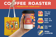 Coffee Roaster Promotion Templates | Flyer Templates ~ Creative Market