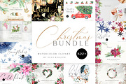 800 Christmas clipart Bundle sale