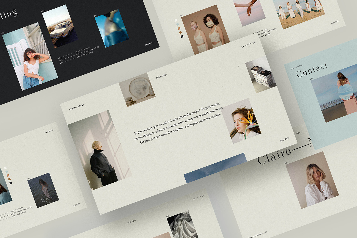 PANDORA I Creative Portfolio I Canva, a Magazine Template by Studio Brand