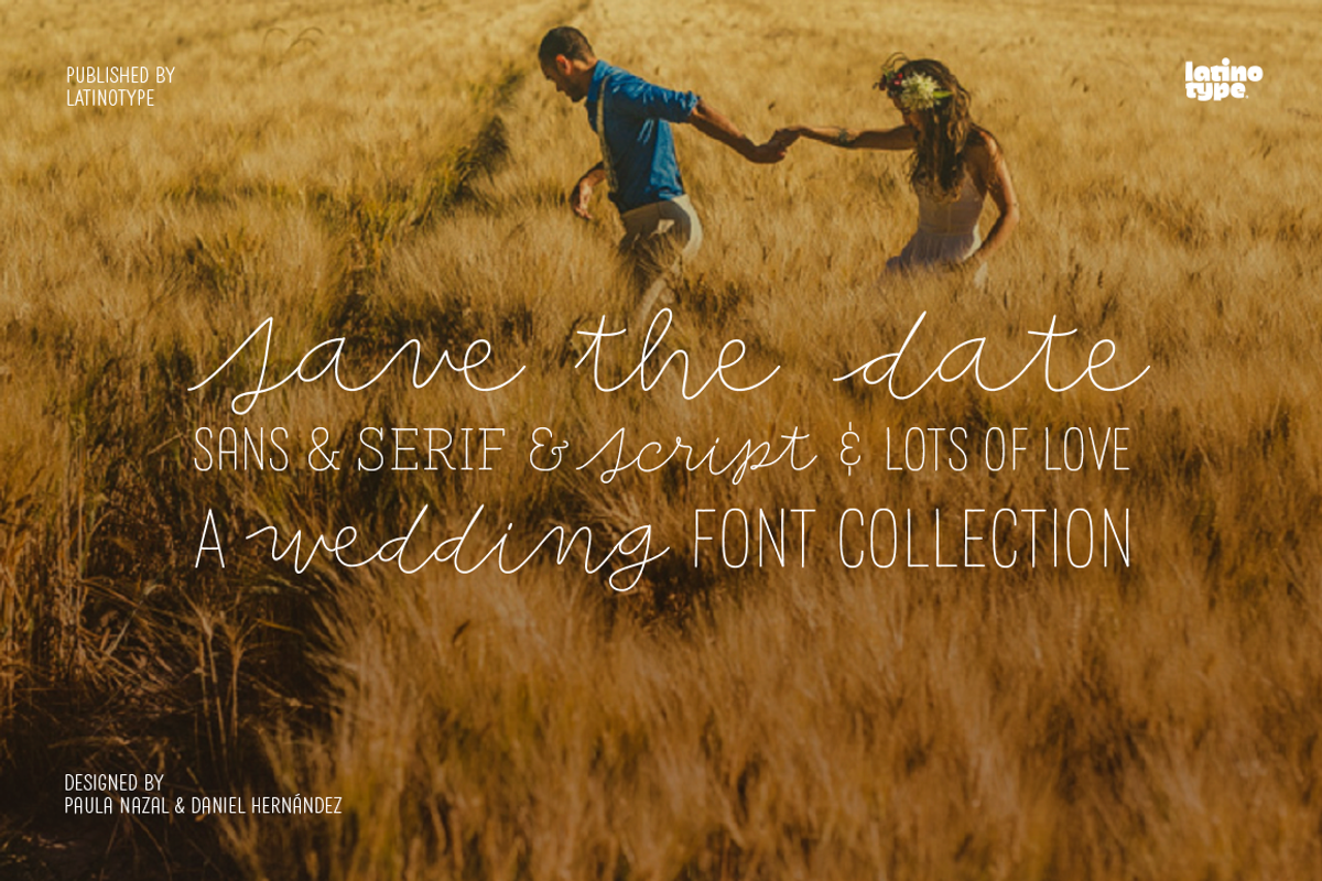 Save the Date, a Script Font by Latinotype