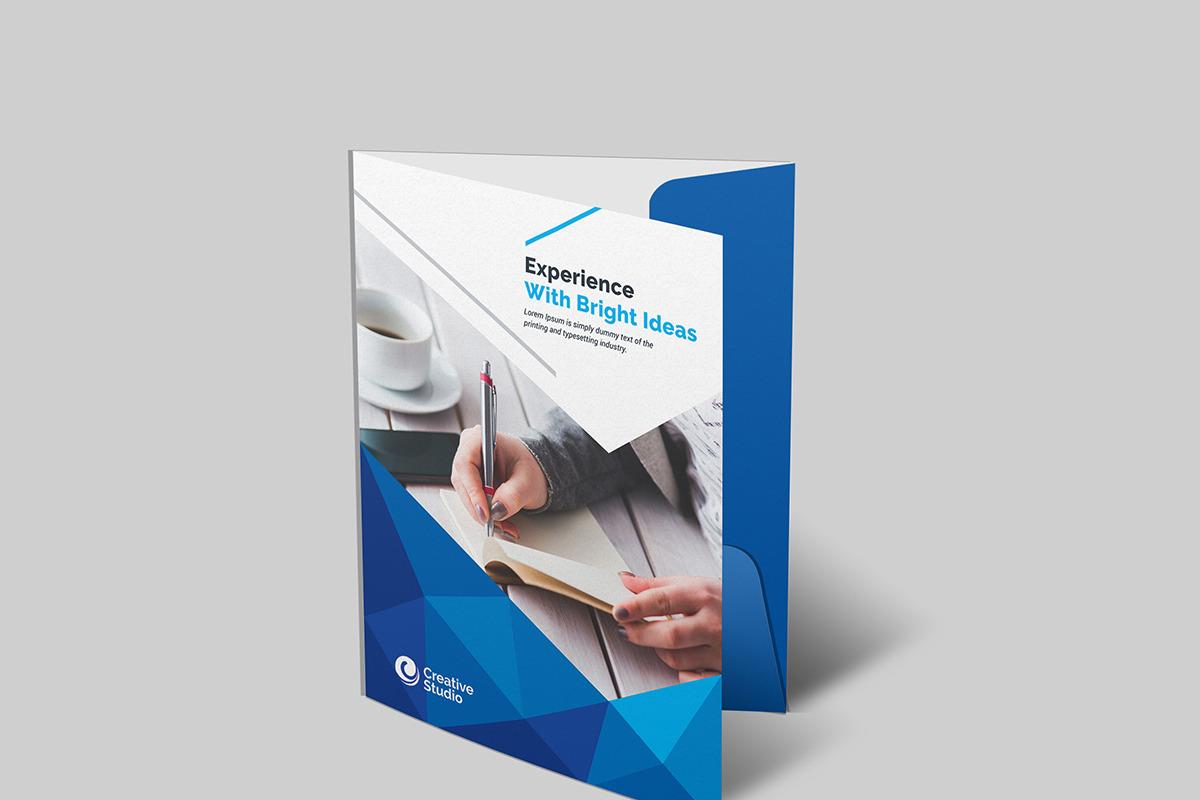 Corporate Folder Design, a Stationery Template by GenerousArt